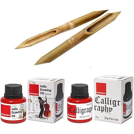 Isomars India Waterproof Drawing Ink 35ml - Red : Amazon.in: Home & Kitchen
