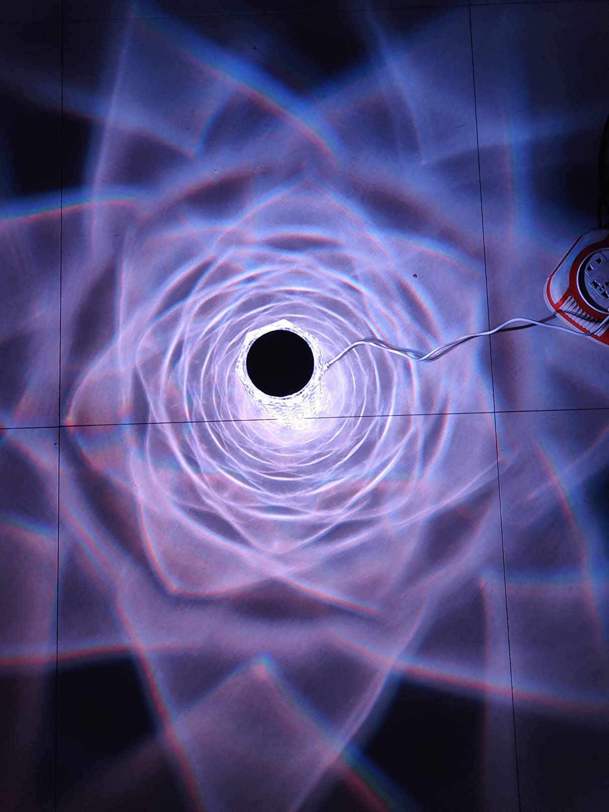 Buy jadoo Crystal Lamp,16 Color Changing Rose Crystal Diamond Table ...