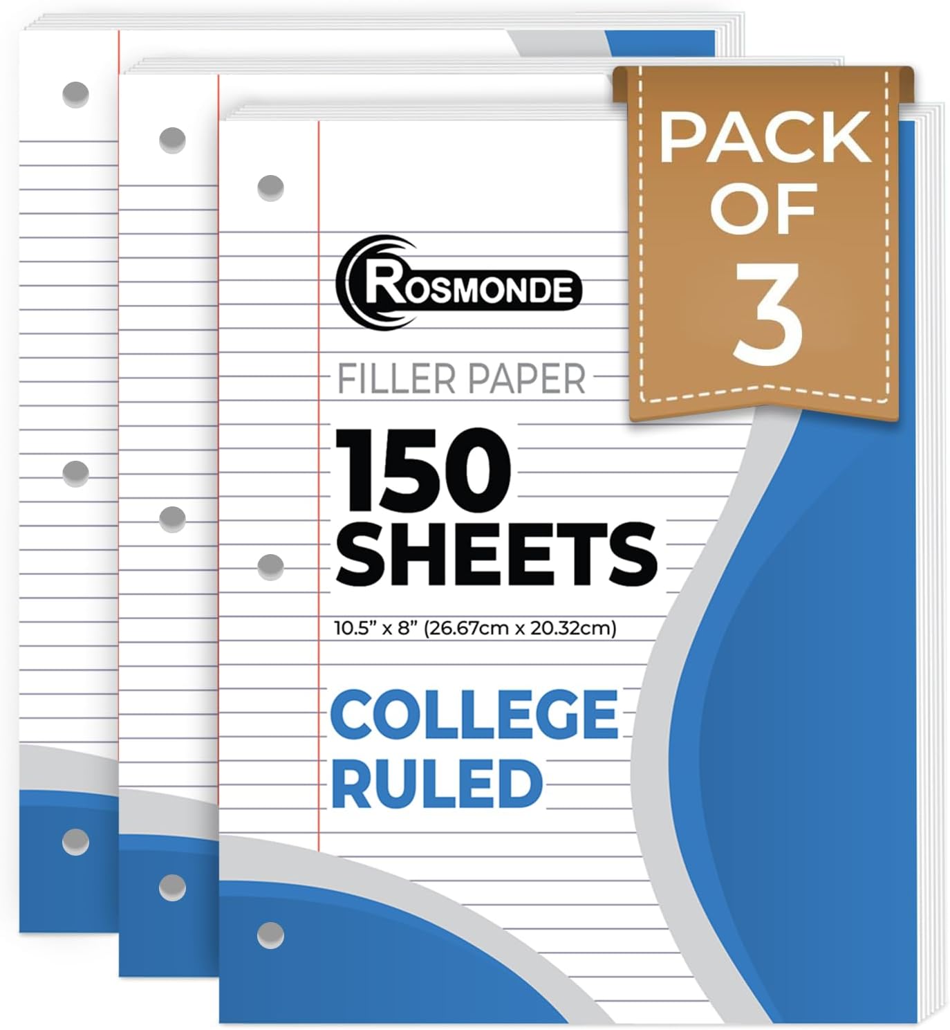 Amazon.com : Mead Loose Leaf Paper, Notebook Paper, College Ruled ...