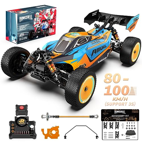 AMORIL 1:12 Fast Brushless RC Cars for Adults,Top Speed 100KM/H Remote ...