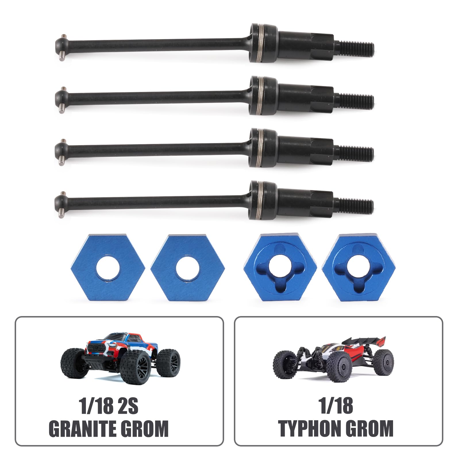 1Pc/2Pc Assembled Diff ARA311177 V2 Metal Front Rear Differential 30T 0 ...
