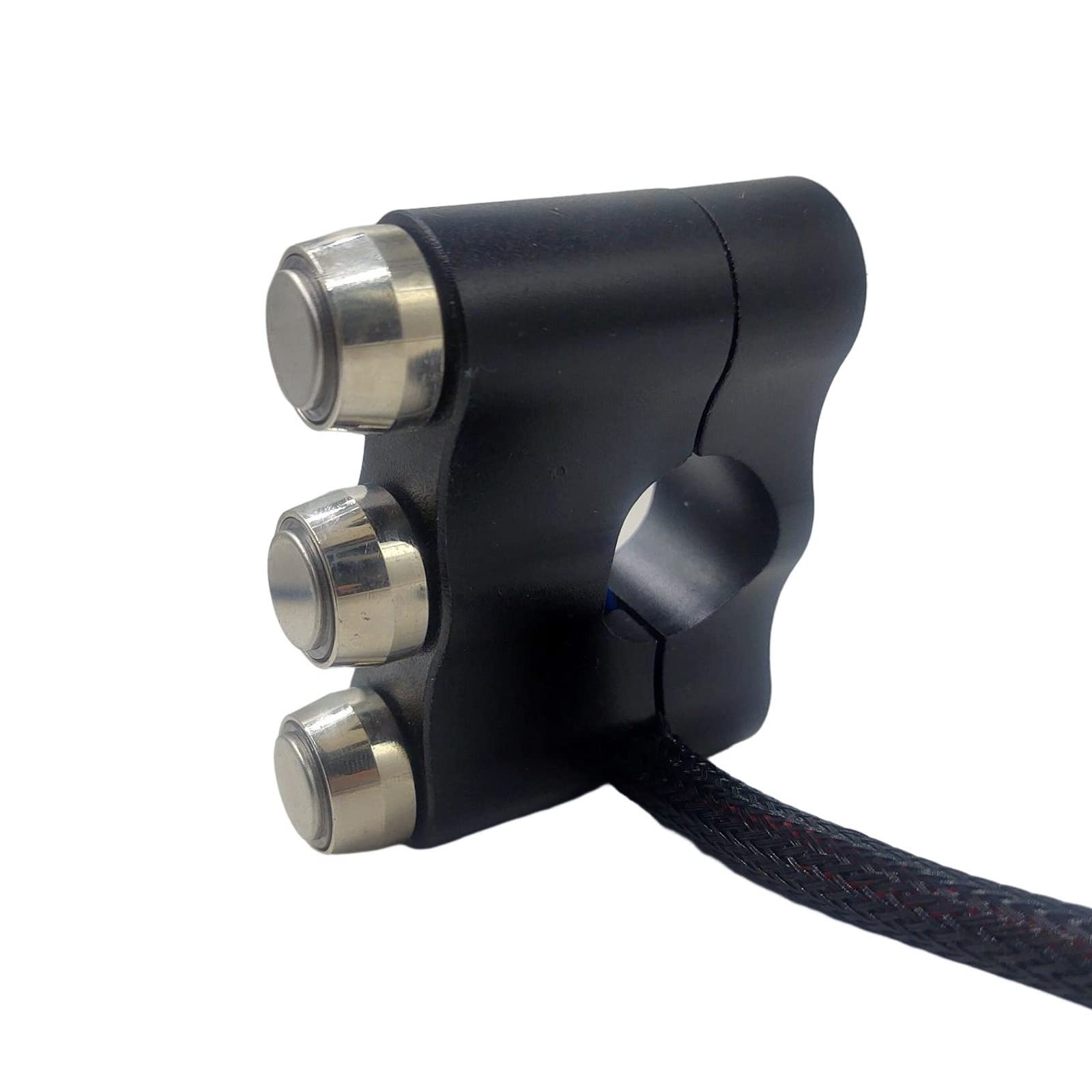 Amazon.com: RAYANA 7/8" 22mm Motorcycle Handlebar Switch 3 Push Button ...