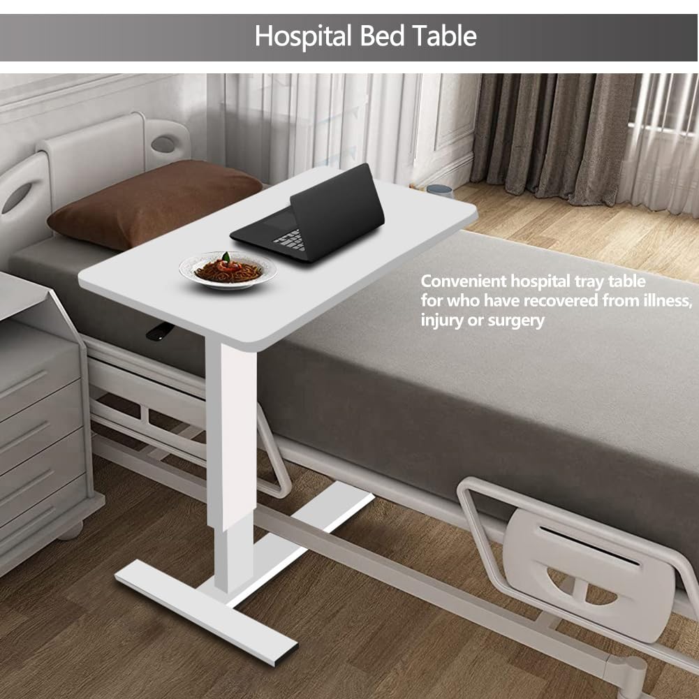Snapklik.com : BeGyoku Overbed Table Hospital Bed Table,Pneumatic ...