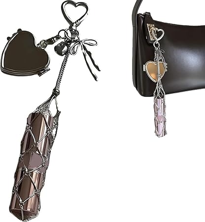 Amazon.com : Lipstick Holder Stainless, Lipstick Holder Keychain with ...