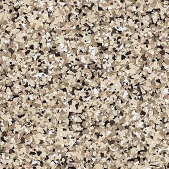 SIMIRON 40 lb Box Decorative Chip Flakes for Epoxy Floor Coating (FB-517 Outback Blend 1/8" Size ...
