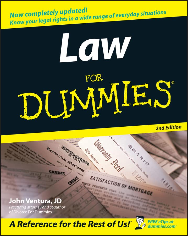 Amazon | Law For Dummies (English Edition) [Kindle edition] by Ventura ...