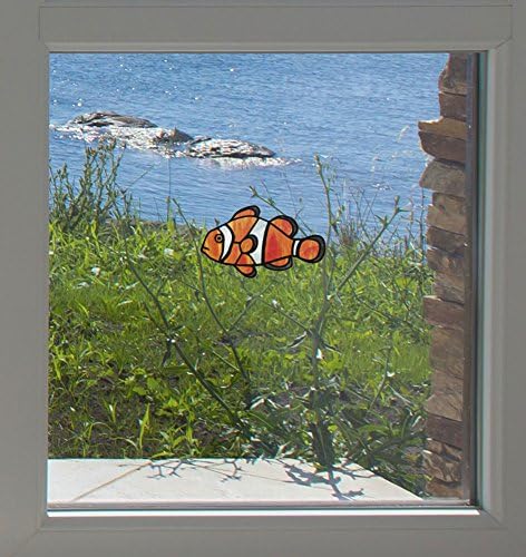 Amazon.com: Tropical Fish - Clownfish - Clown Fish - Stained Glass ...