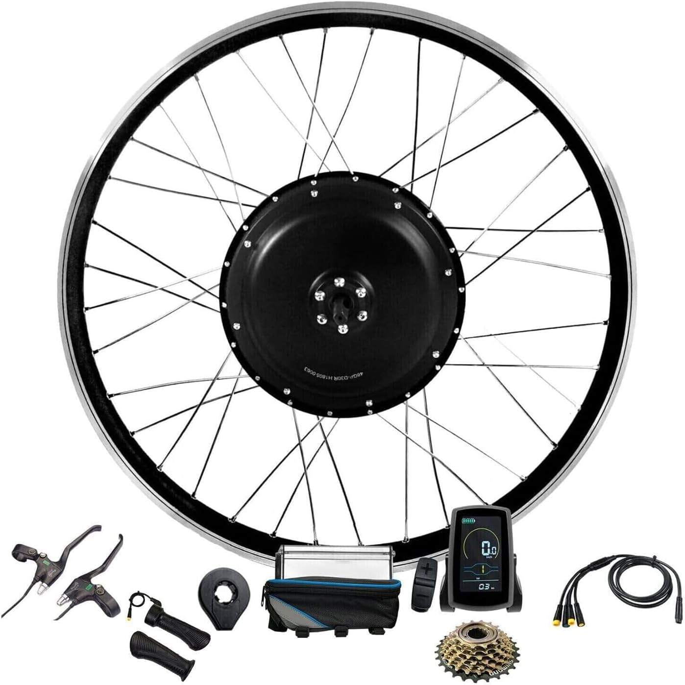 TDR 48V 1500W Rear Hub Motor Conversion Kit 26 Inch Rim Motor ...