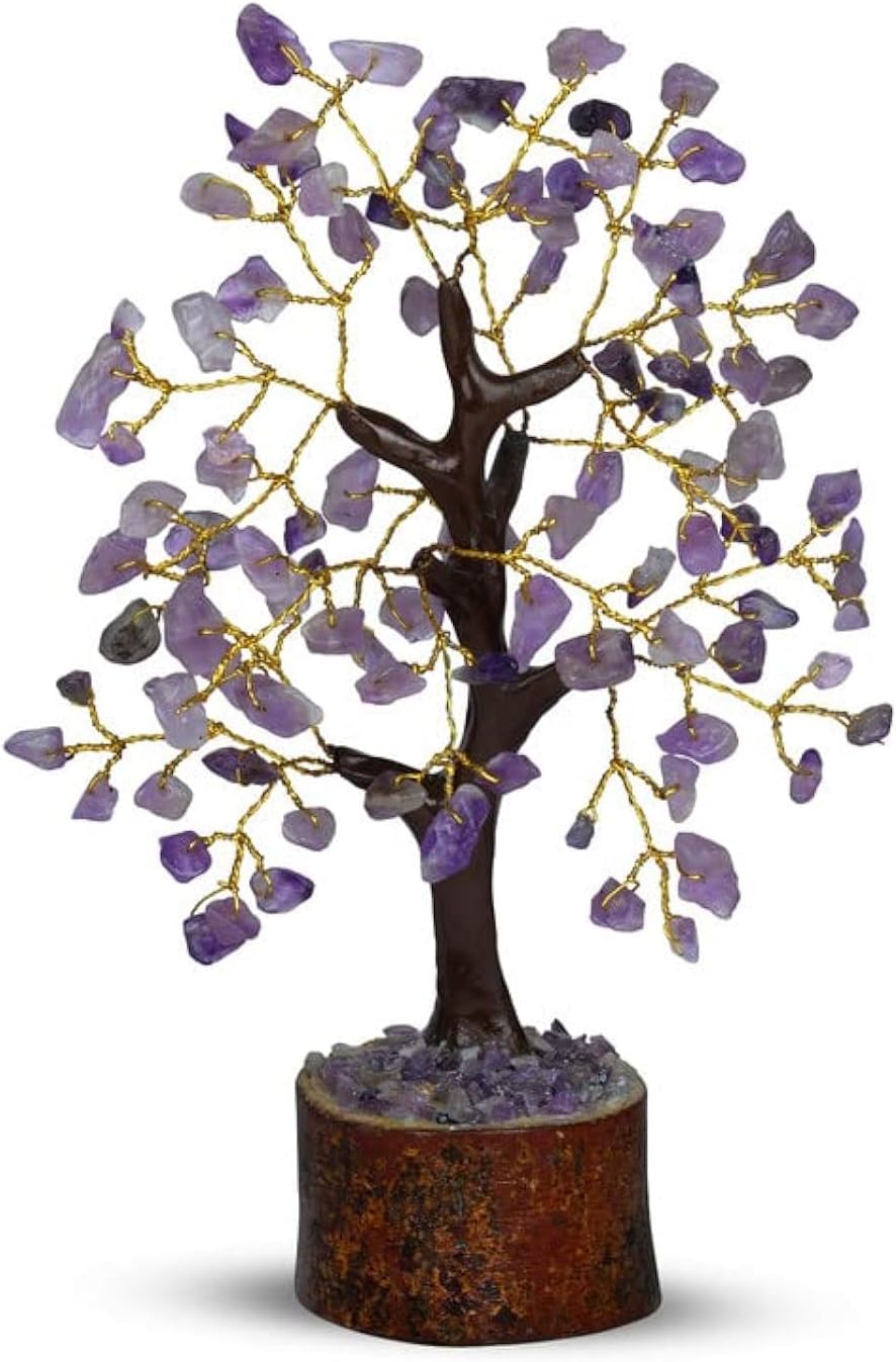Amazon.com: SUBSH Amethyst Tree - Feng Shui Money Tree - Healing ...