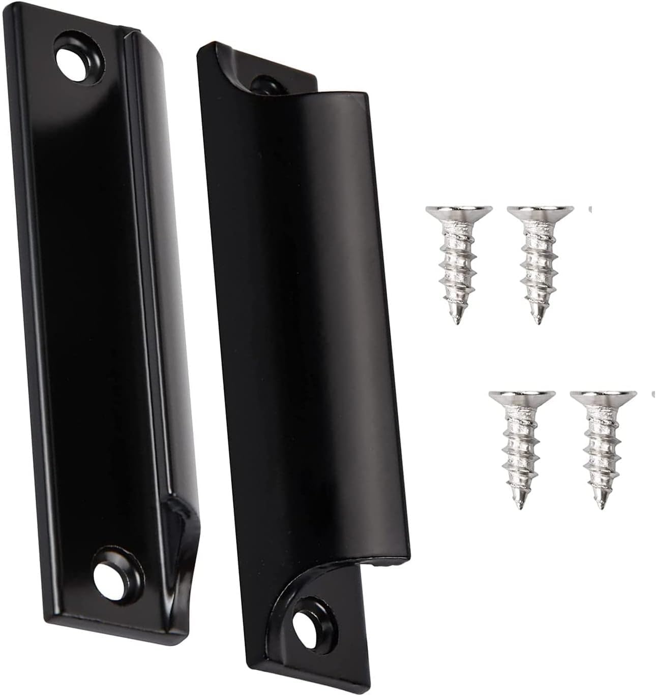 2 Pcs Aluminum Alloy Curved Handle,Door Handles,Sliding Door Handles ...