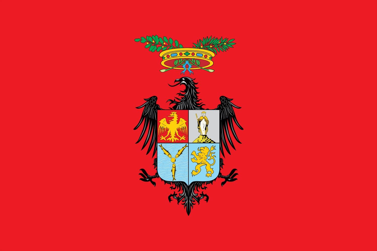 Amazon.com : Province of Palermo Flag | landscape flag | 0.06m² | 0 ...