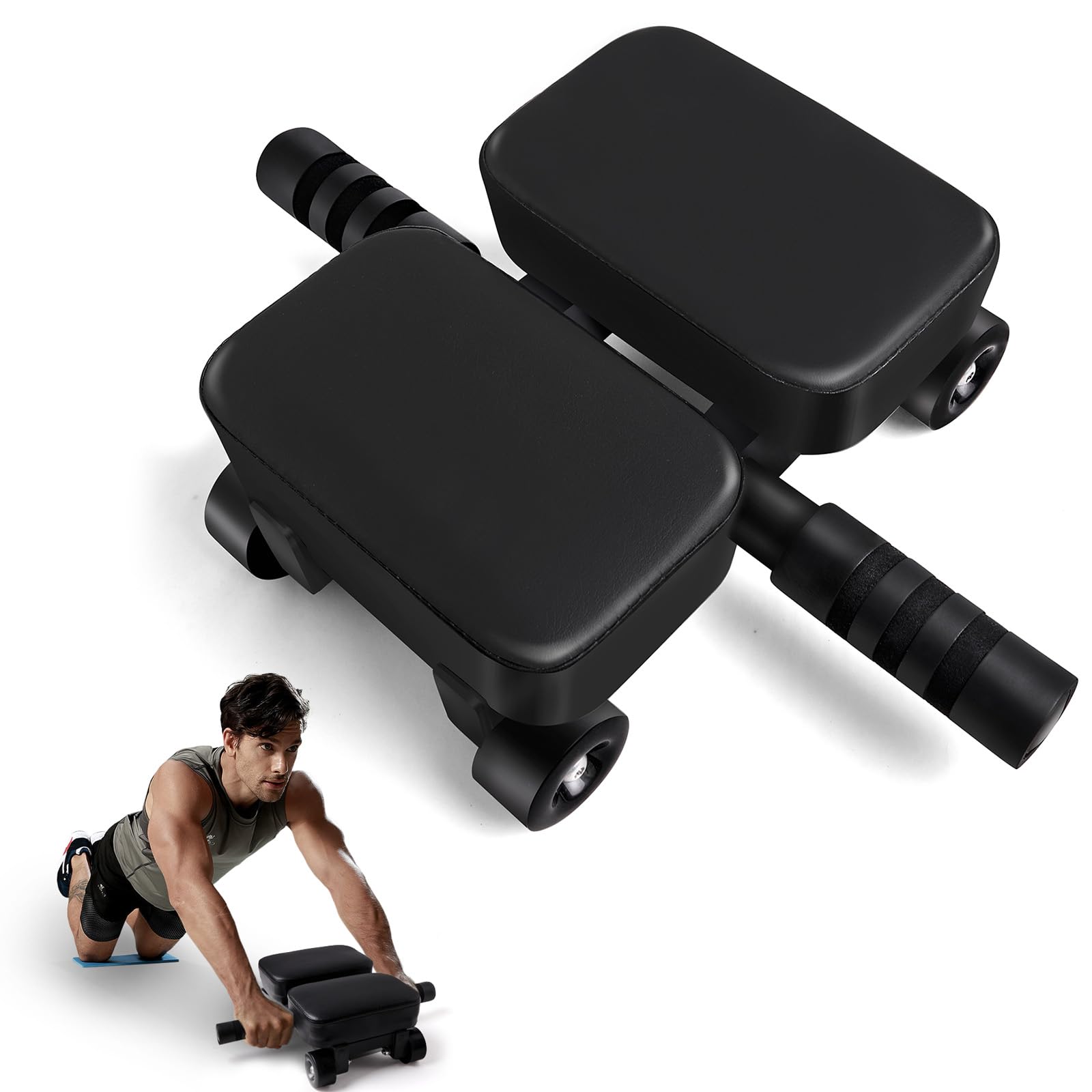 Amazon.com: Ab Roller Wheel Kit Exercise Wheel Core Strength Training ...