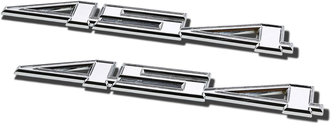 Amazon.com: Auto Dynasty 2 x Metal Emblem Decal Logo Trim Badge 454 ...
