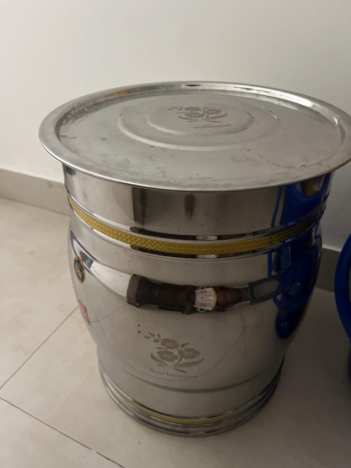 Buy Stainless Steel Storage Container 25 kG| Steel Kothi | Steel ...