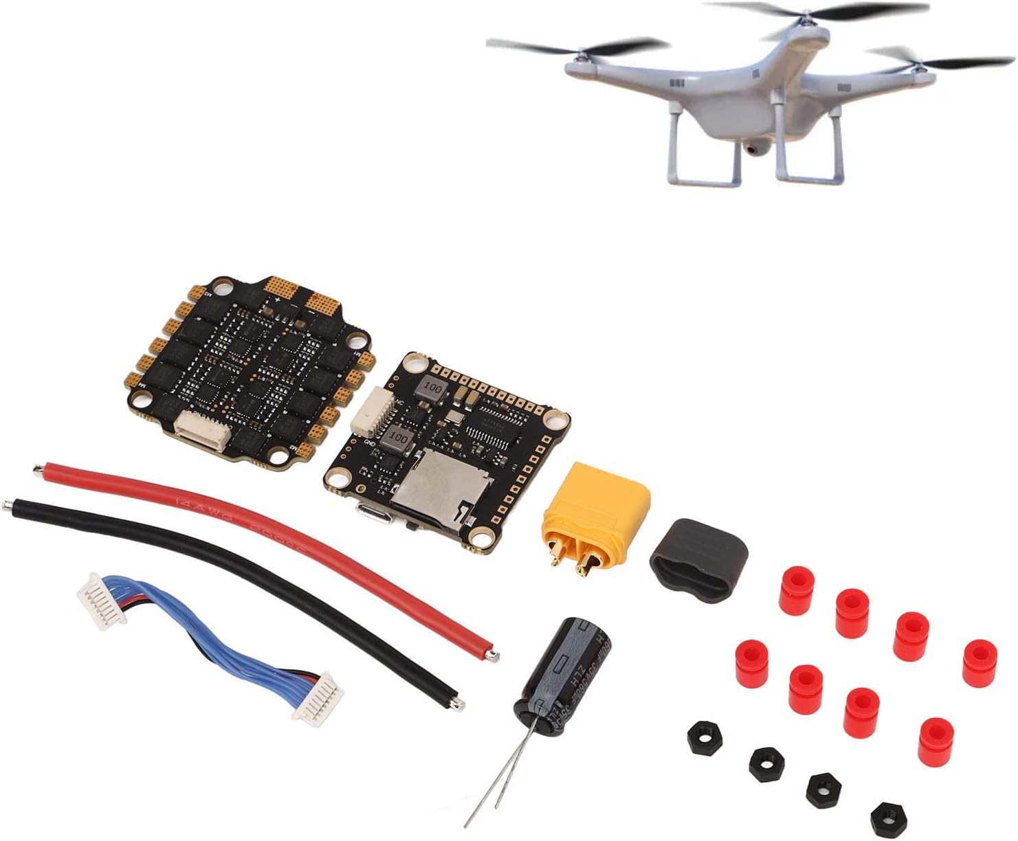 Amazon.com: Generic Drone Flight Controller, F4 V3S Plus Flight ...