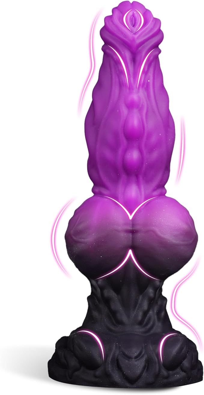 Amazon.com: 9" Fantasy Monster Dragon Dildo with Knot, Big Knotted ...