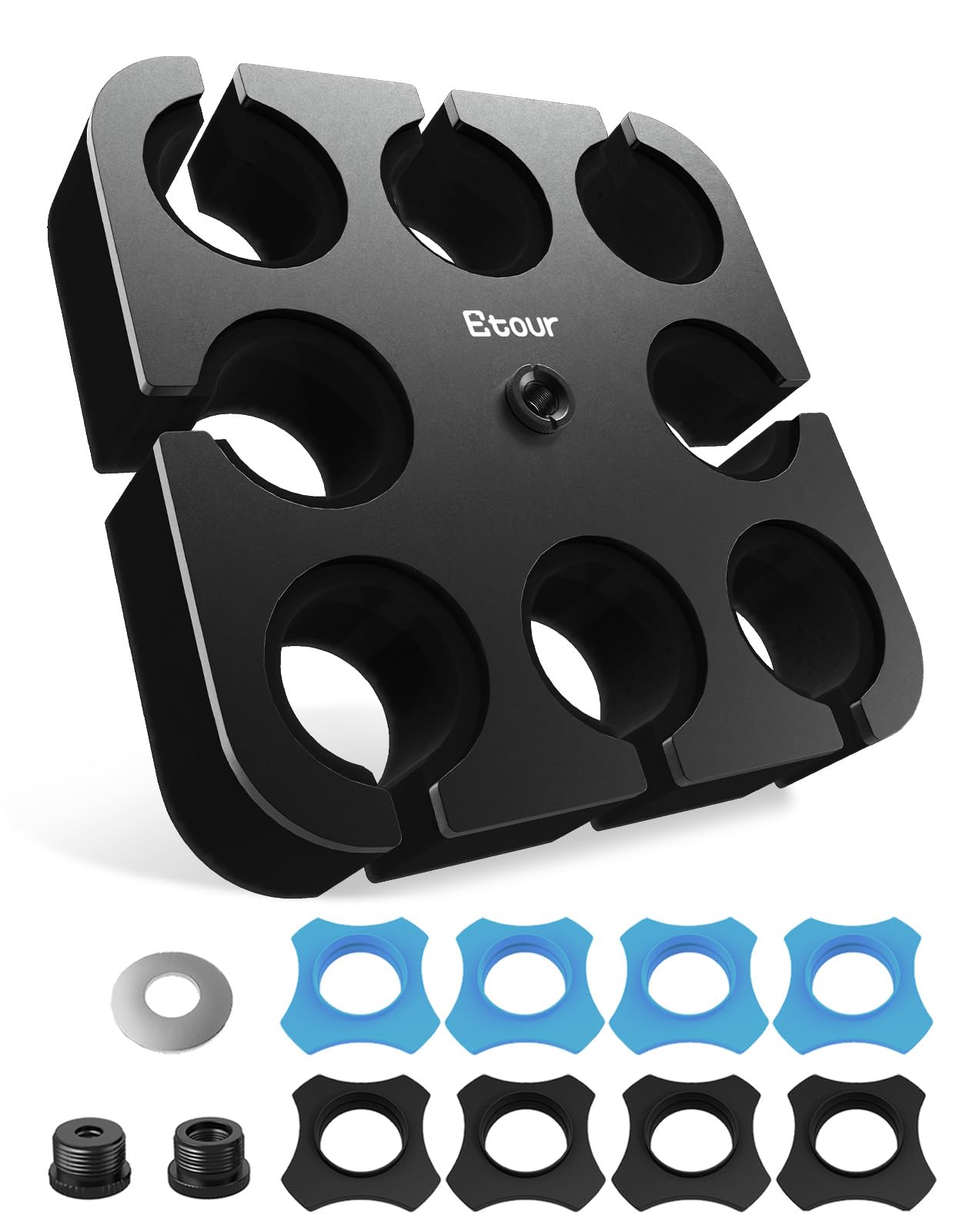 Amazon.com: Etour [2025 Upgrade Multi Microphone Holder for Mic Stand ...