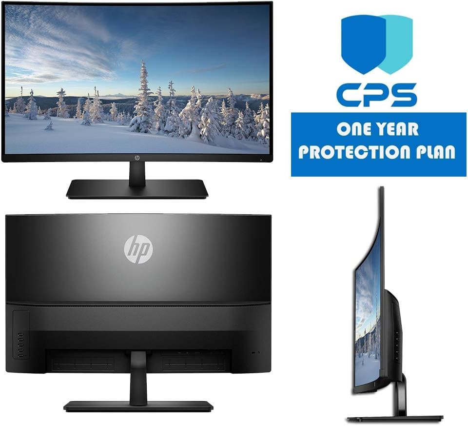 Amazon.com: HP 27-inch FHD Curved Monitor with AMD Freesync Technology ...