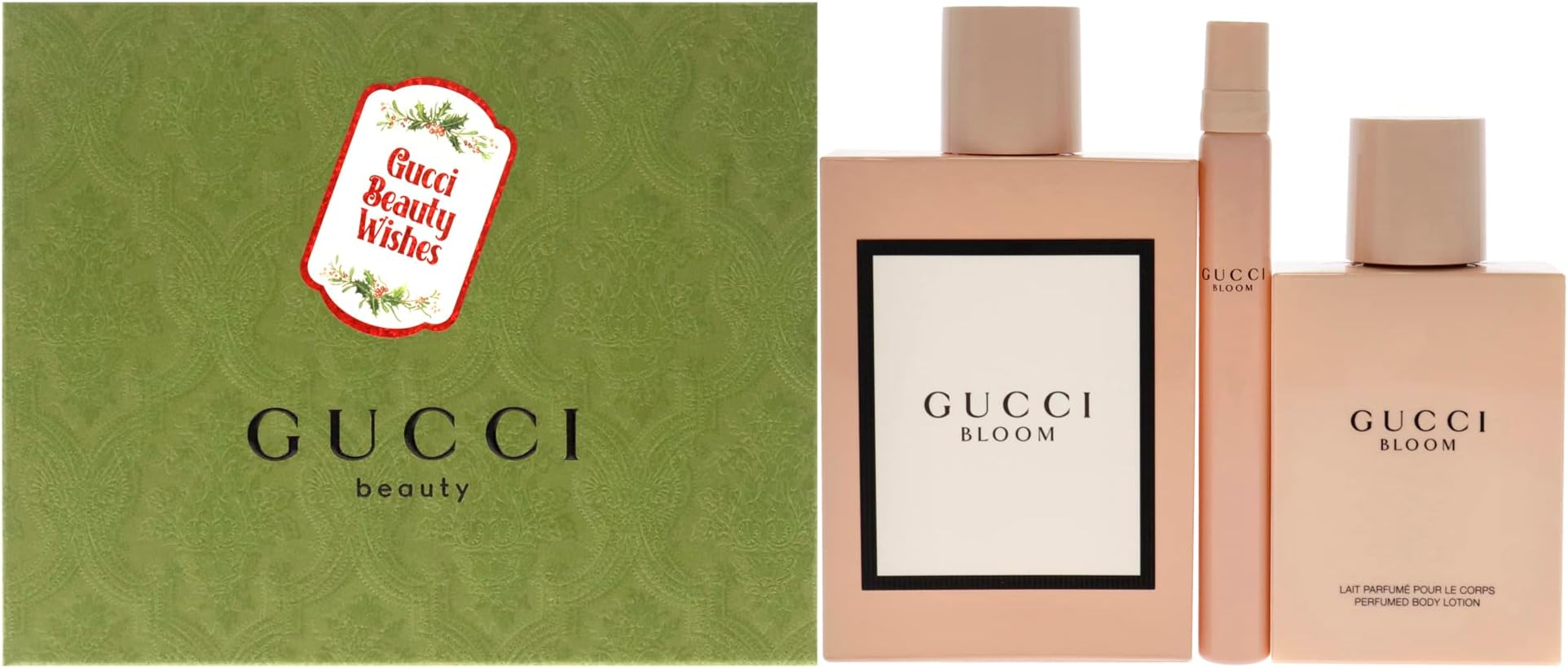 Amazon.com : Gucci Bloom 3.3oz EDP Spray, 3.3oz Perfumed Body Lotion, 0 ...