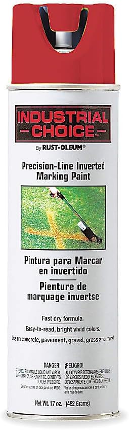 Safety Red Inverted Marking Paint, Solvent Base Type, 17 oz. - 1 Each ...