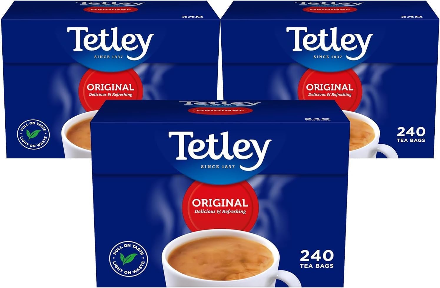 Amazon.com : Tetley Original 240 Tea Bags, 750g : Grocery & Gourmet Food