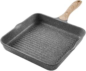 Amazon.com: GALSOR Steak Pan Grillit Pan with Helper Handle Nonstick ...