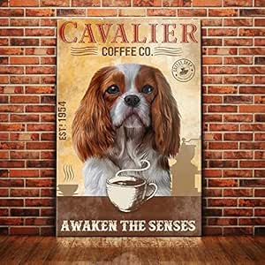 Amazon.com: Metal Sign Cavalier Coffee Awaken The Senses Sign Retro ...