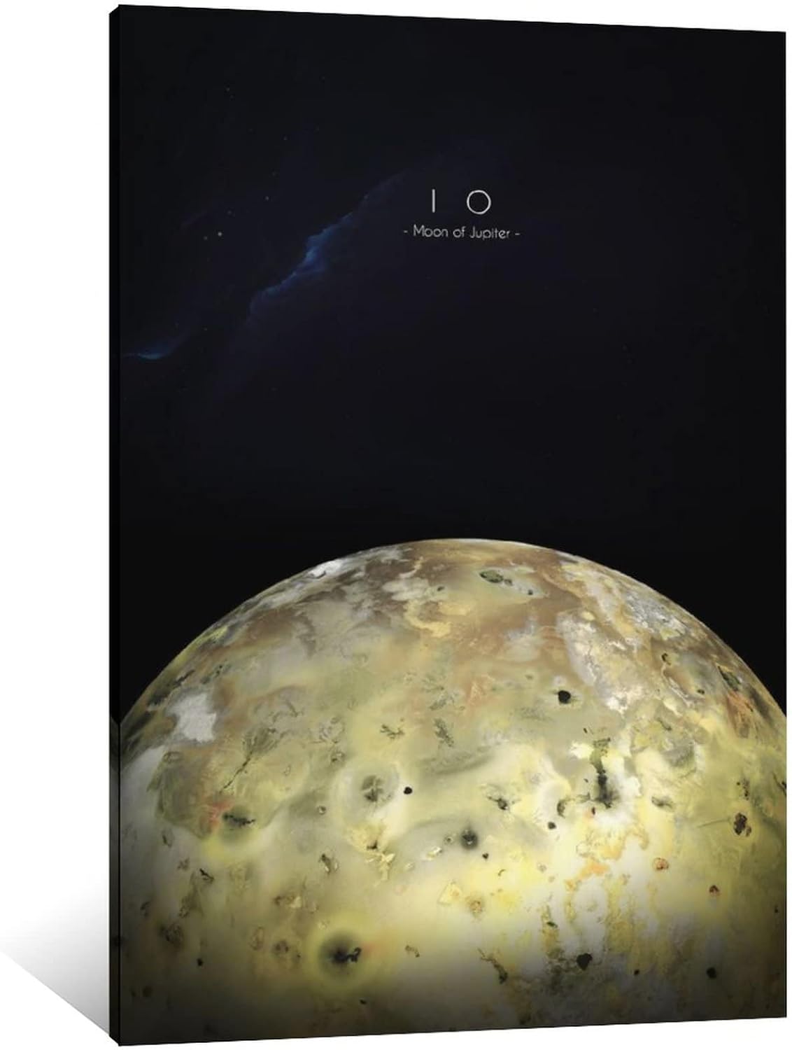 Amazon.com: Outer Space Poster Solar System Io - Moon of Jupiter Planet ...
