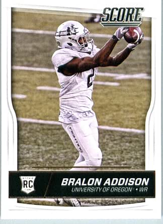 Amazon.com: 2016 Score #376 Bralon Addison Oregon Ducks Football Rookie ...