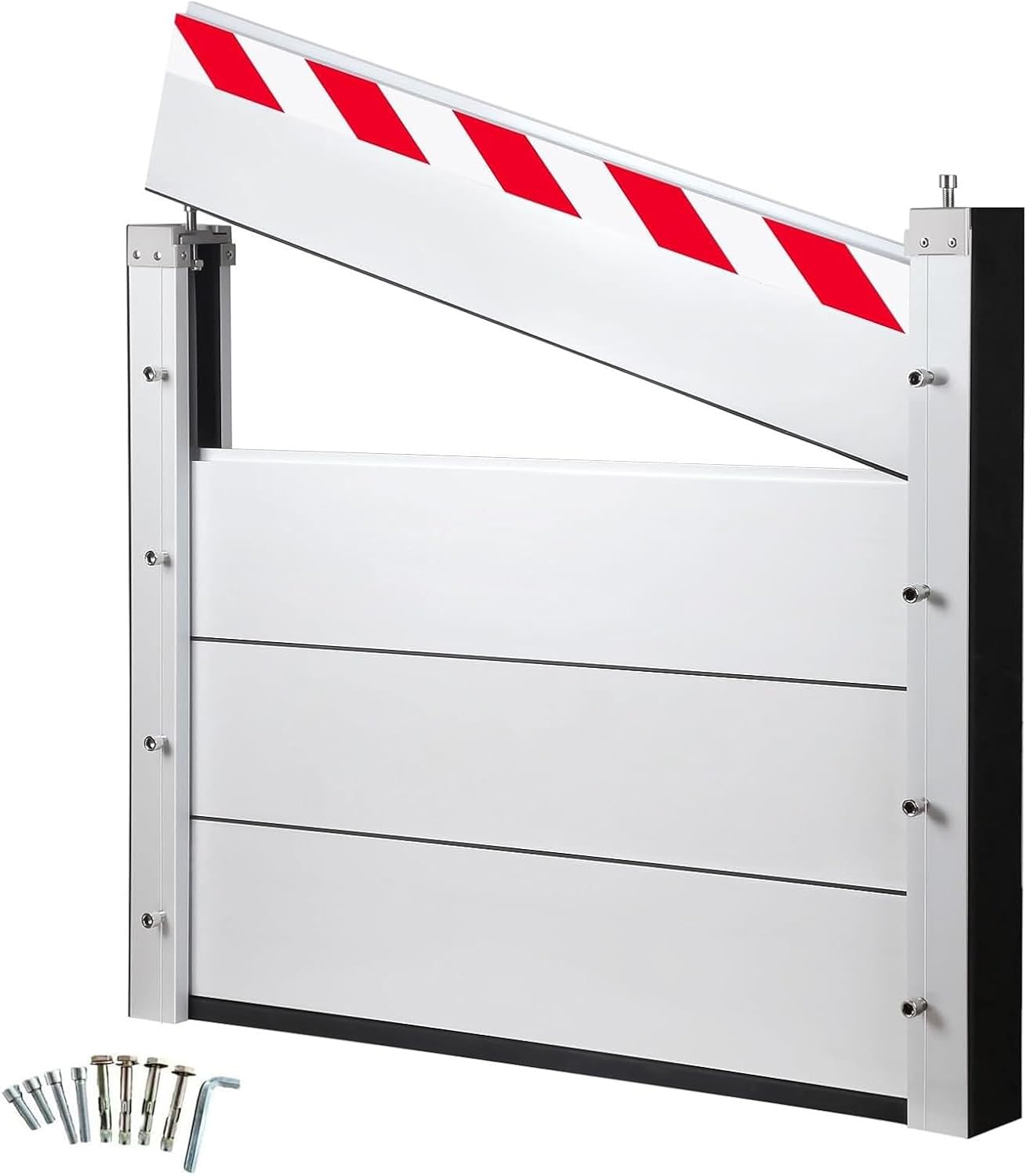 Mobile Flood Barrier System Kit - Reusable Metal Water Deflector For ...