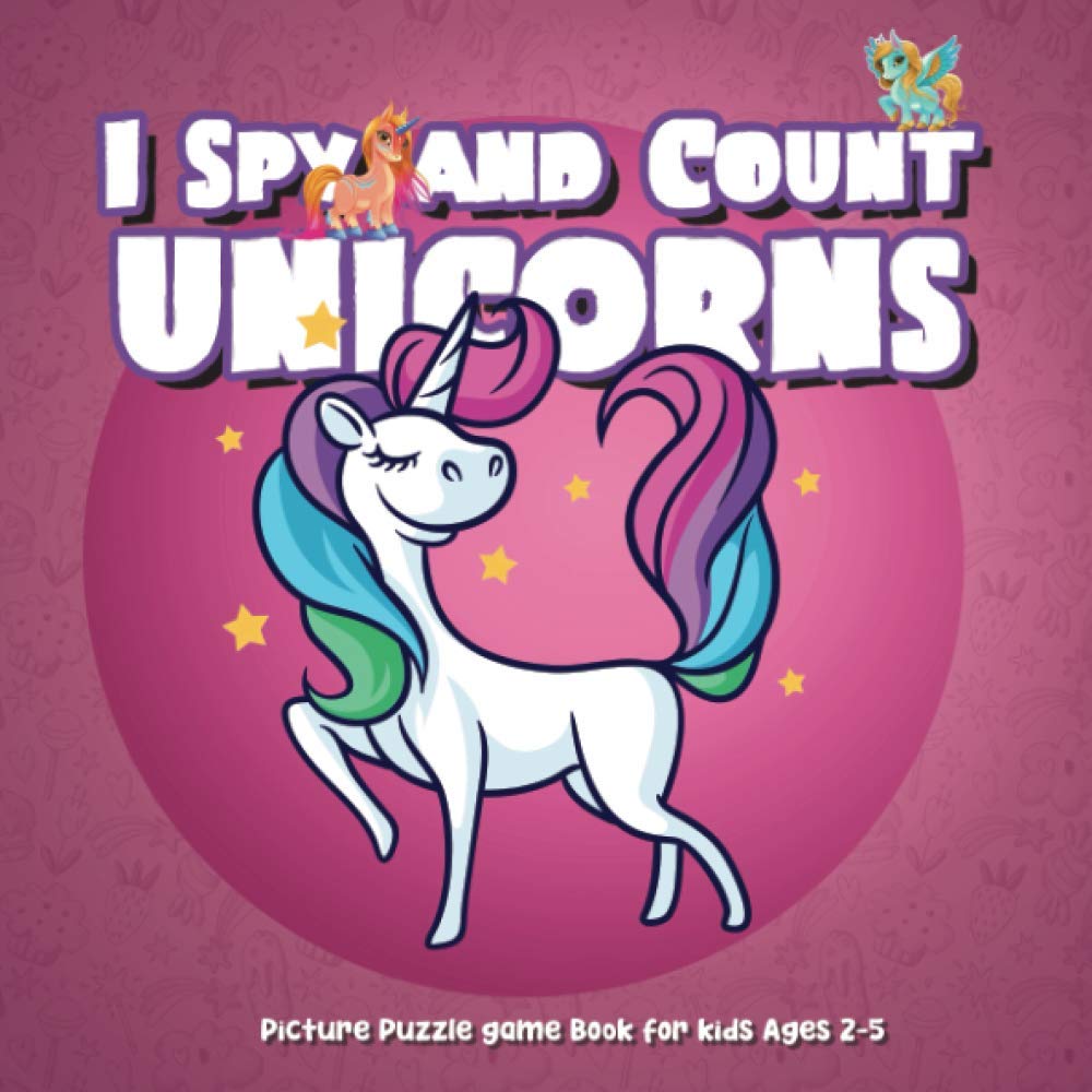 Snapklik.com : I Spy And Count Unicorns Picture Puzzle Game Book For ...