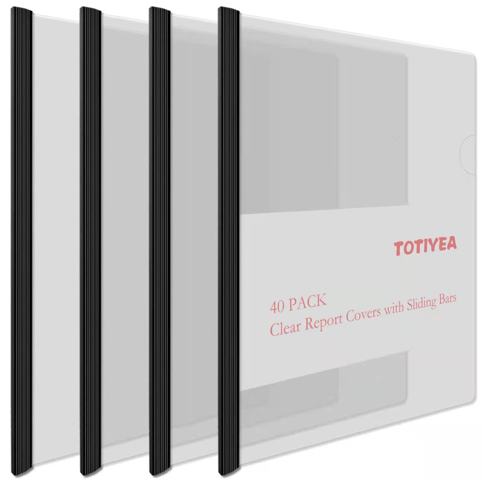 Snapklik.com : TOTiyea 40 Pack Clear Report Covers