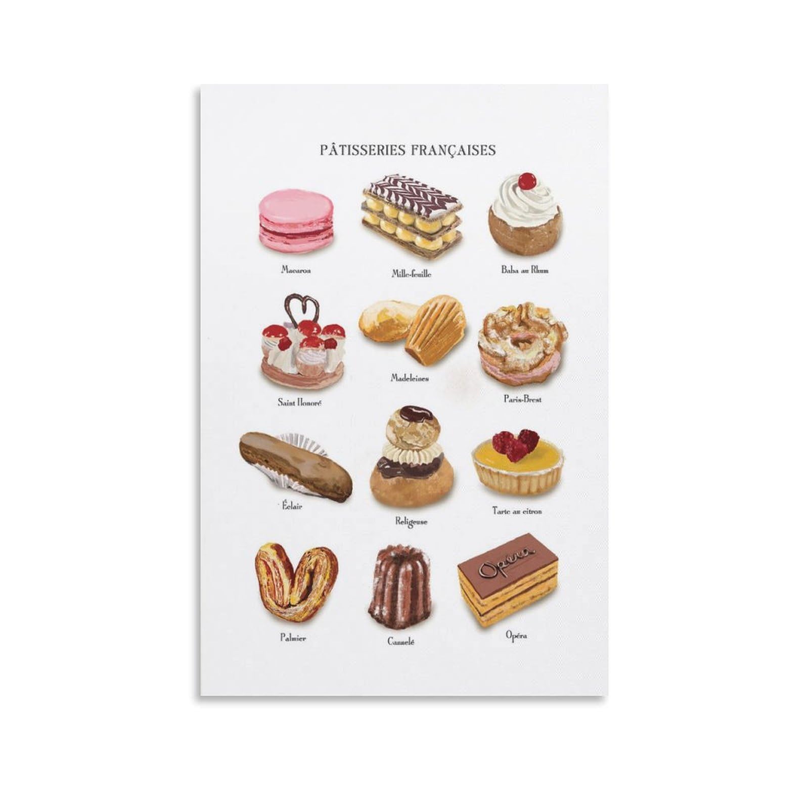 French Pastries Names