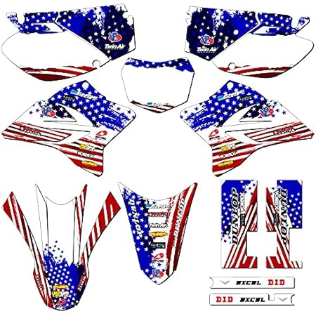 Amazon.com: Team Racing Graphics kit Compatible with Yamaha 2005-2020 ...