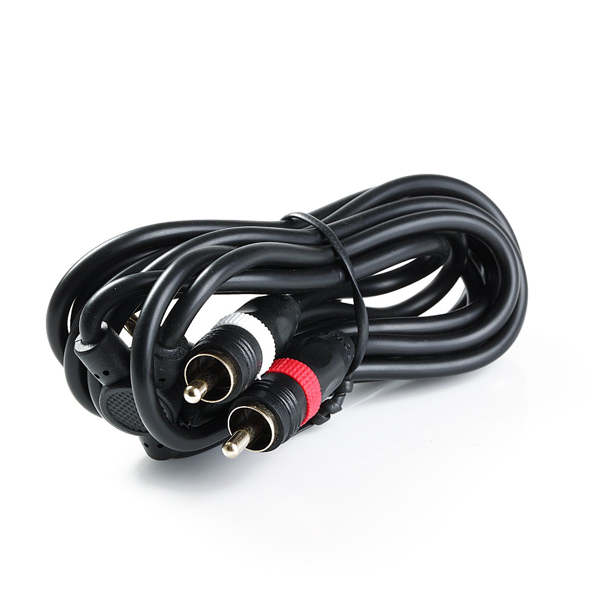 Amazon.com: 6ft Right Angle 3.5mm Stereo Plug to L/R 2-RCA Male Audio ...