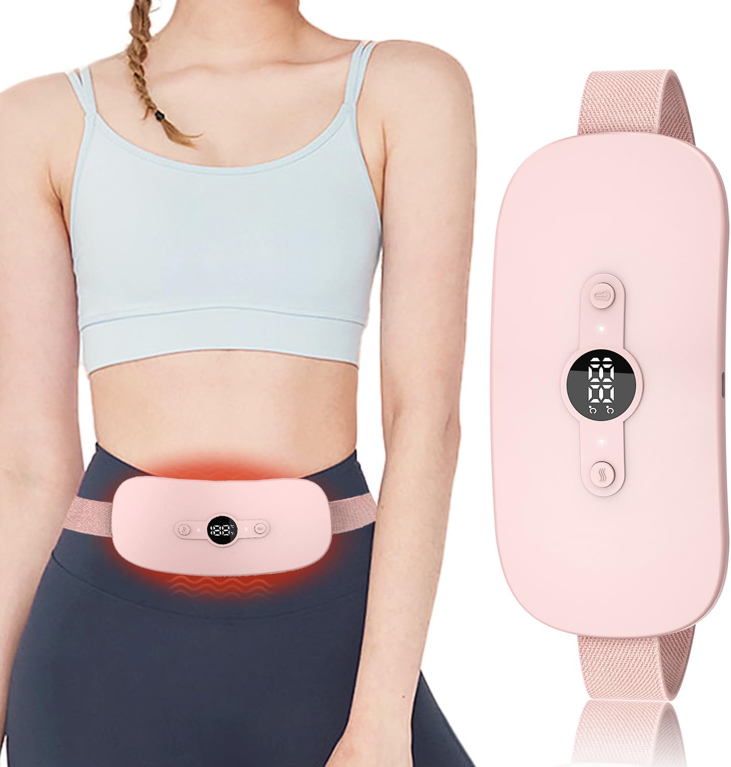 Amazon.com: WuayMiy Heating Pad for Period Cramps Portable Menstrual ...