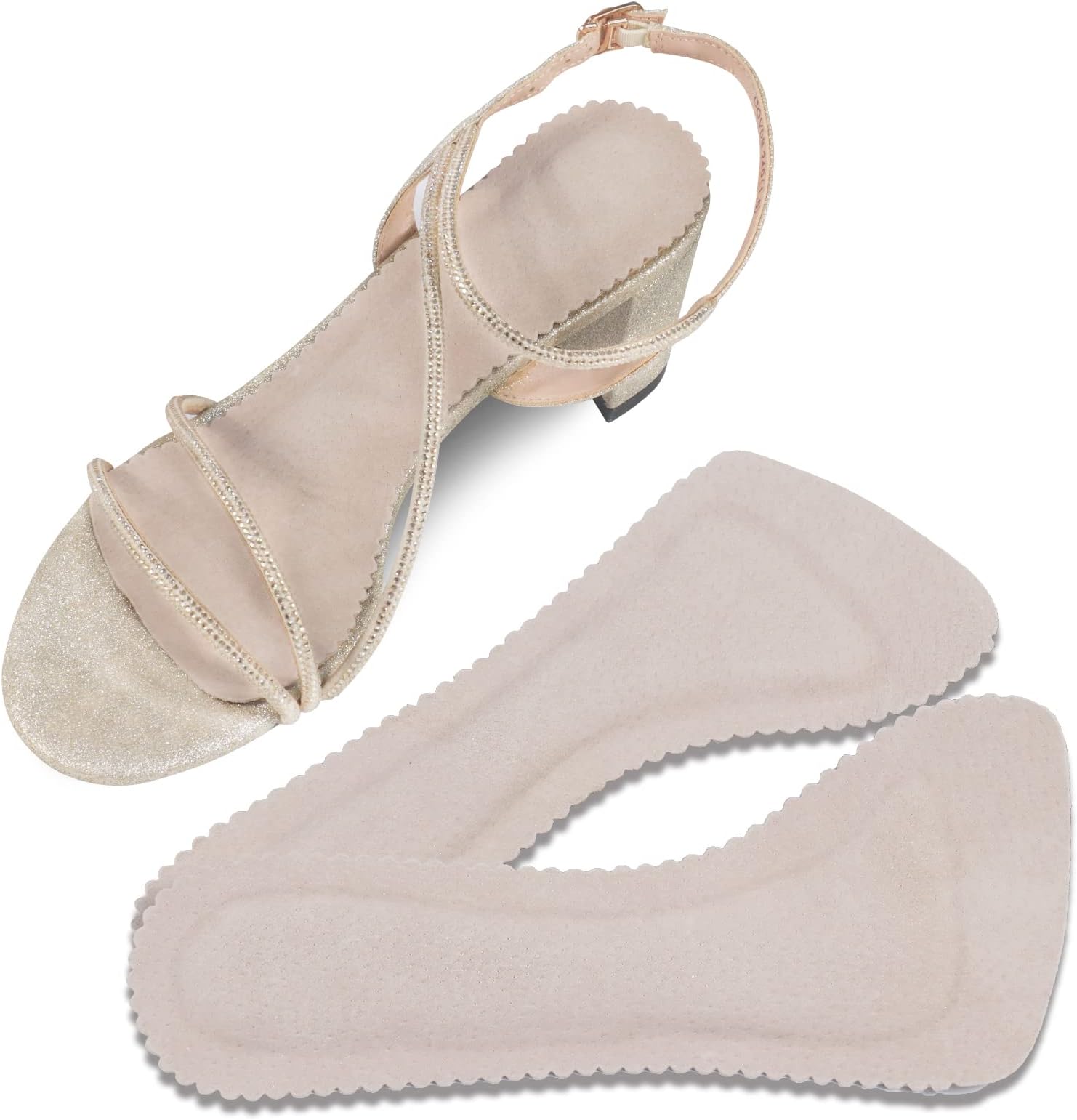 Amazon.com: ERGOfoot Lady Gel-Velvety Insole for High Heels 3/4 High ...