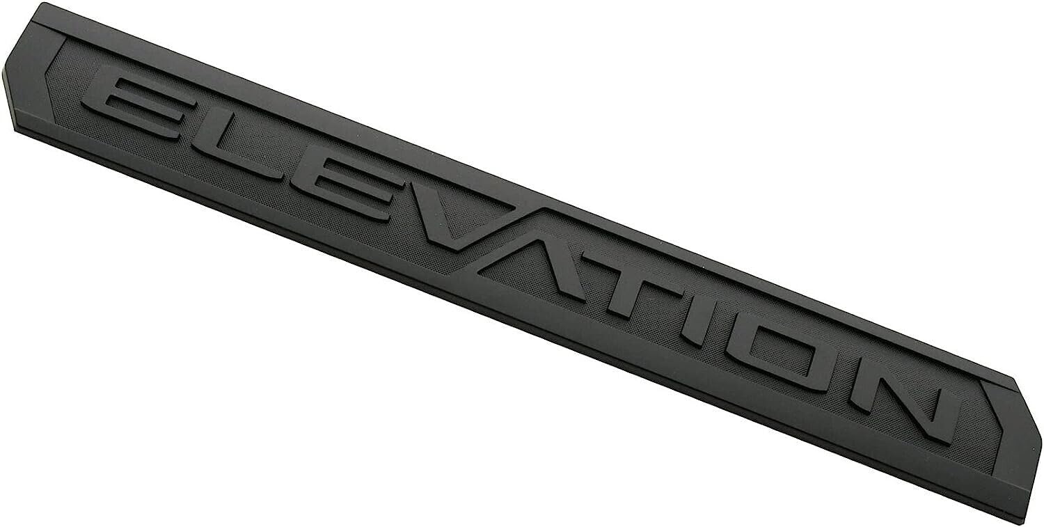 Snapklik.com : Set Elevation Sierra Bed X31 Emblem Door Tailgate Badge ...
