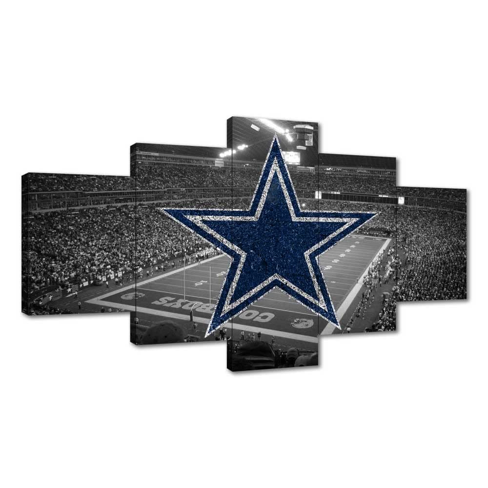 Amazon.com: Dallas City Sports Cowboys Wall Art Poster Football Stadium ...