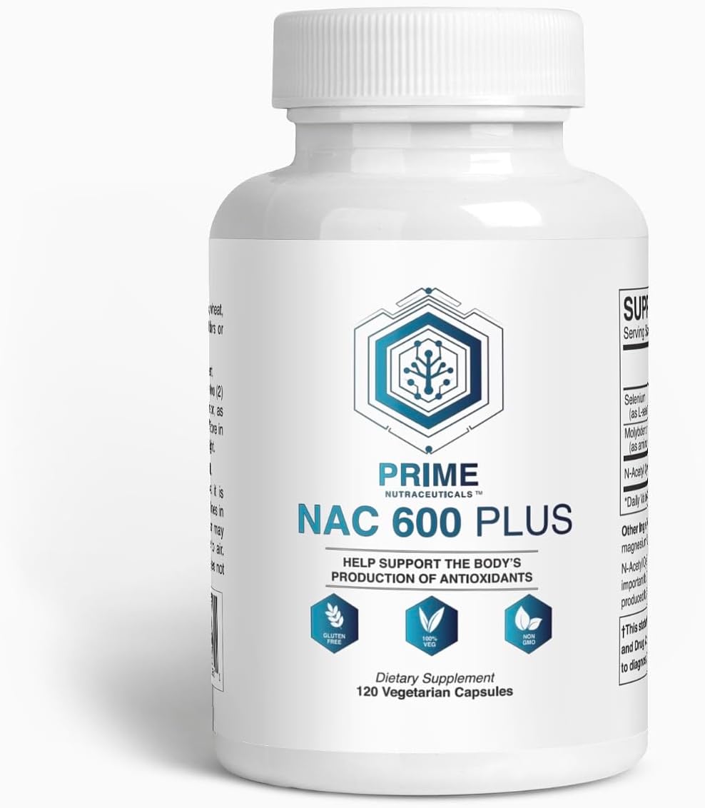 Amazon.com: Prime Nutraceuticals NAC 600 mg for Lung Health, Liver ...