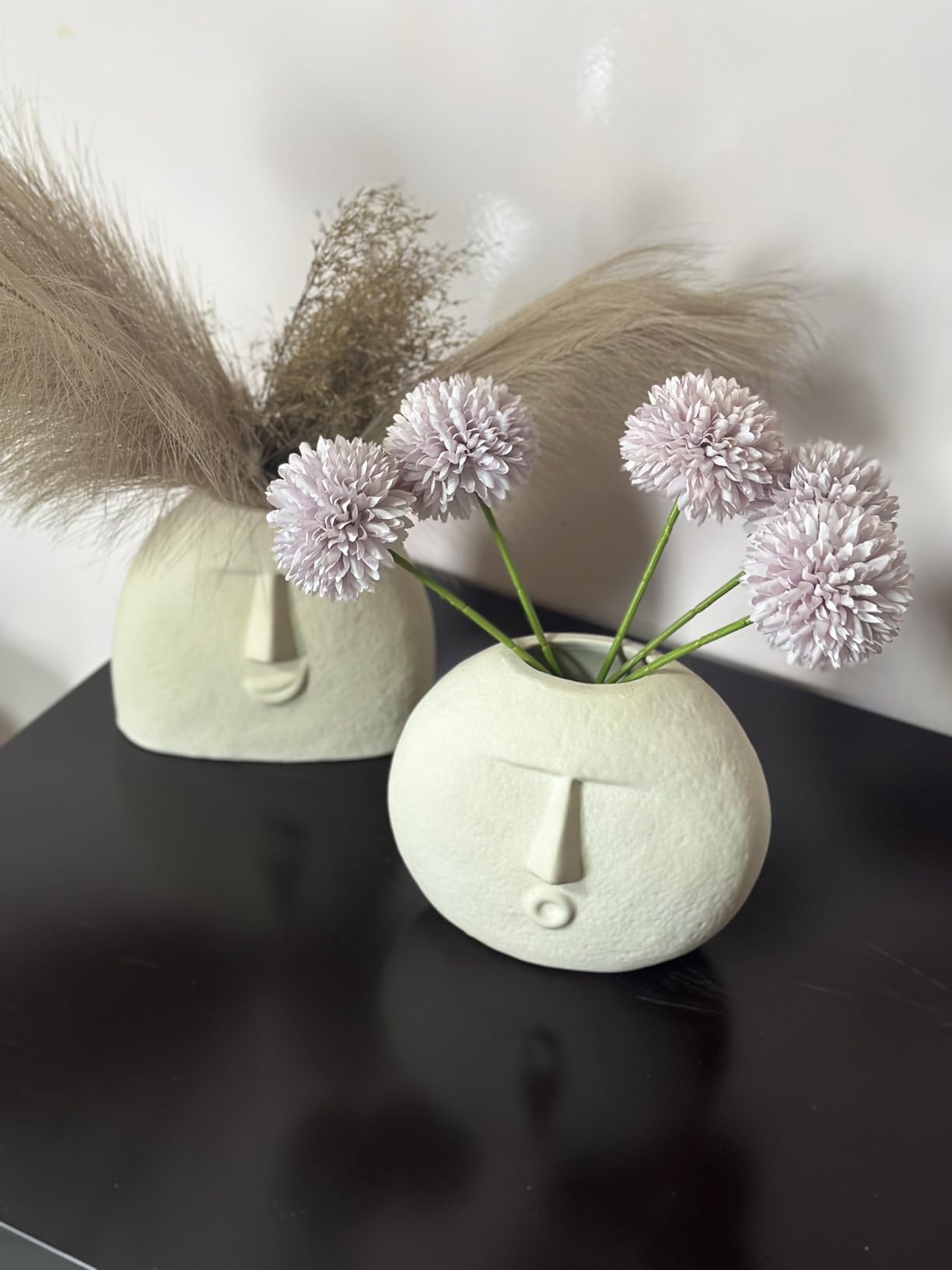 Buy The Ceramic Shop Ceramic Flower Vase | The Upbeat Smile Face Vase ...