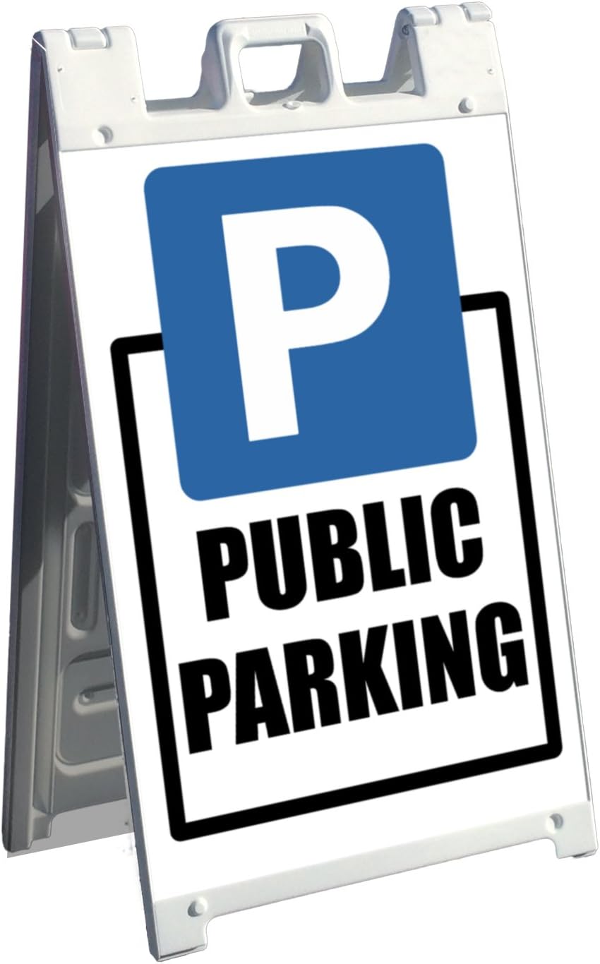 Amazon.com : Signicade A-frame Business Sign and 2 Pre-Printed Graphics ...