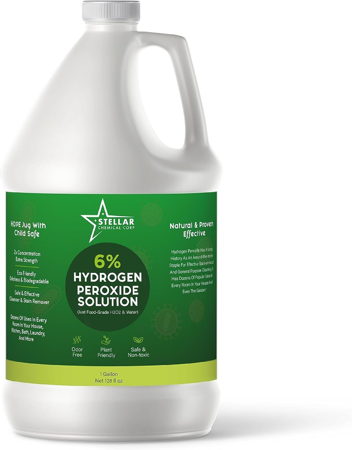 Amazon.com: SimpleNature 6% Food Grade Hydrogen Peroxide Solution - 1 ...