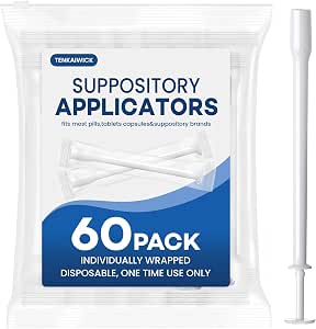 Amazon.com: 60 Pack Disposable Vaginal Suppository Applicator for Women ...