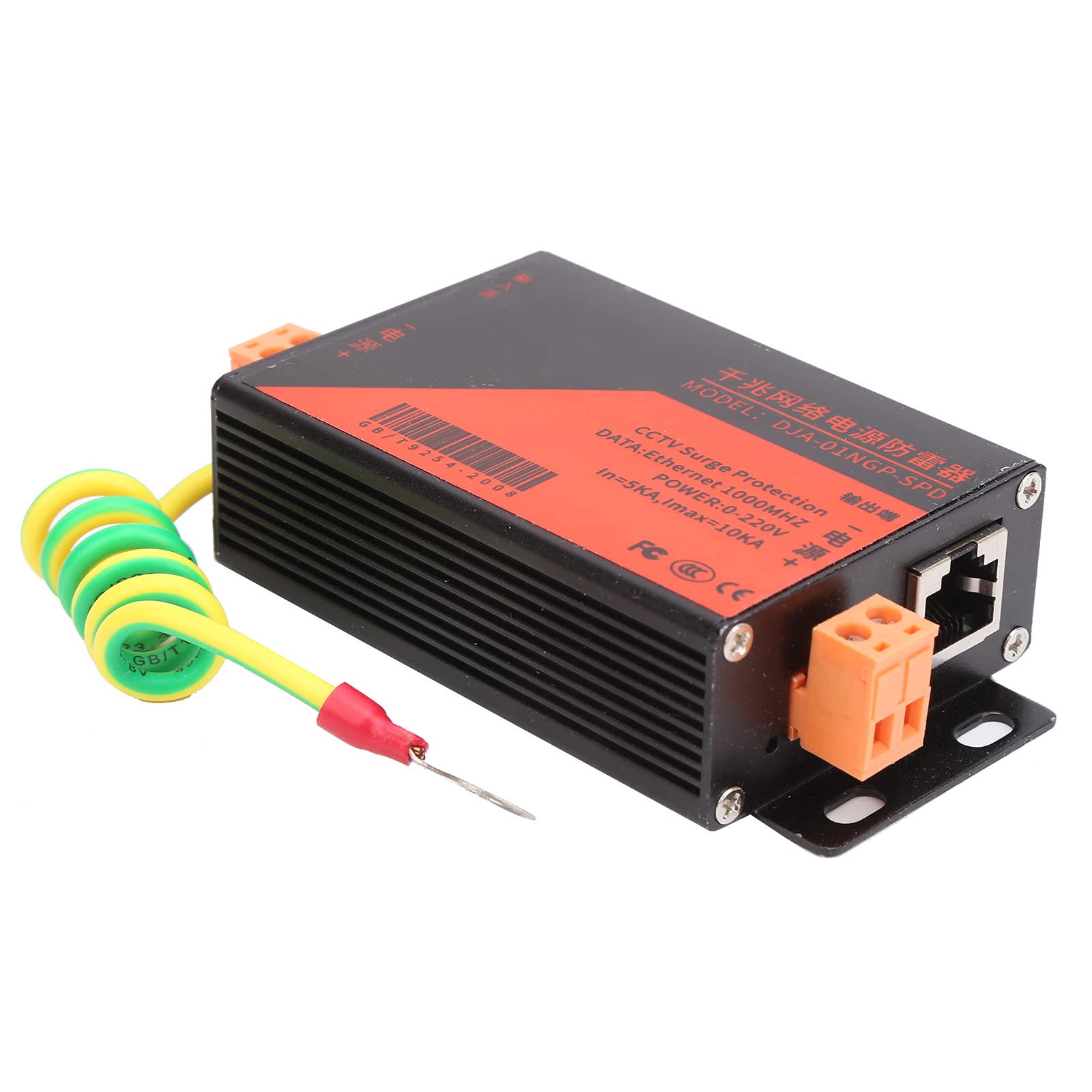 Buy Ethernet Surge Protector POE Arrester Protector RJ45 Lightning ...