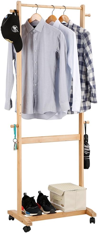 Amazon.com: LANGRIA Heavy Duty Commercial Grade Garment Clothing Rack ...
