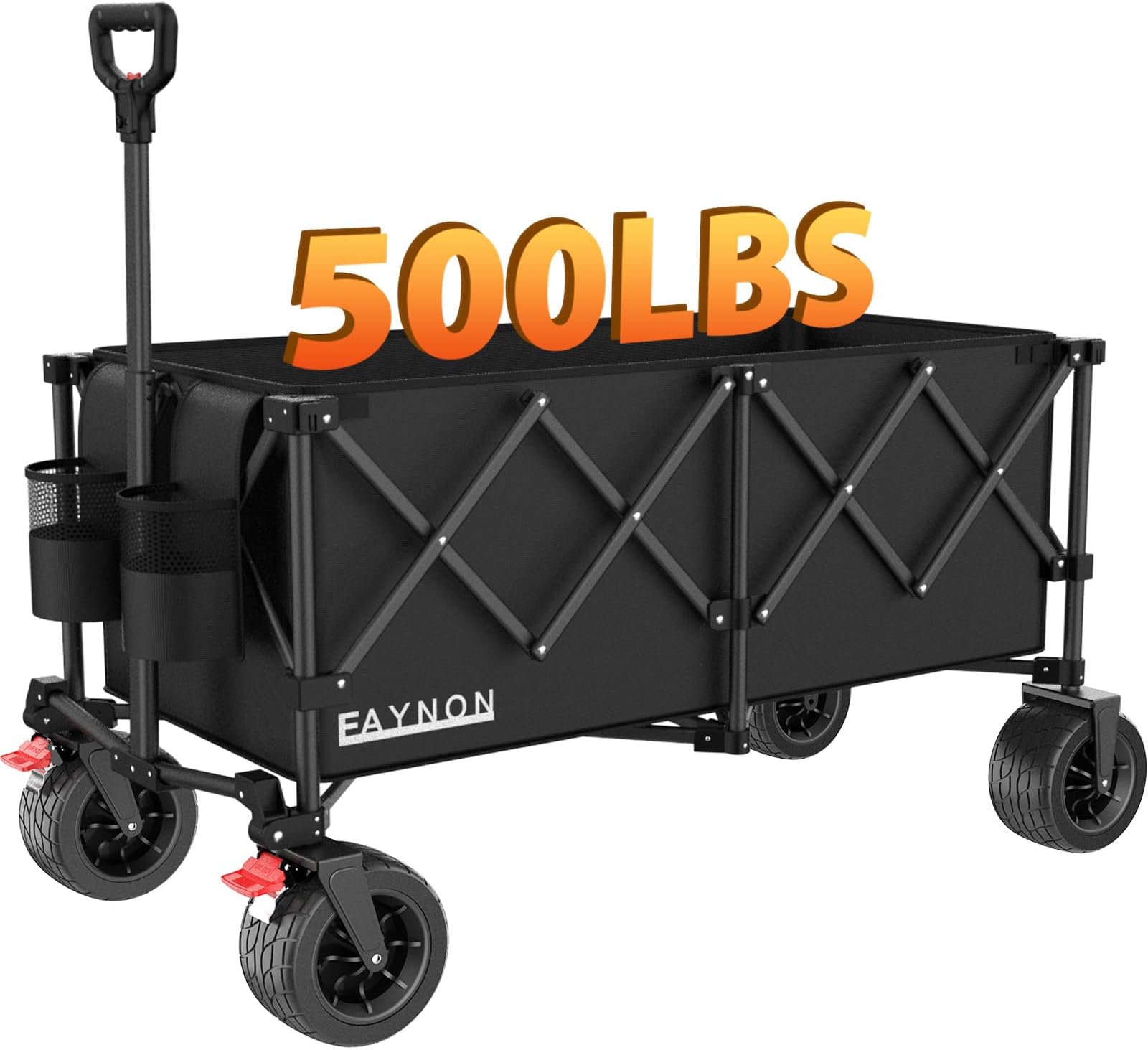 Amazon.com: 300L Collapsible Foldable Wagon with 350lbs Weight Capacity ...