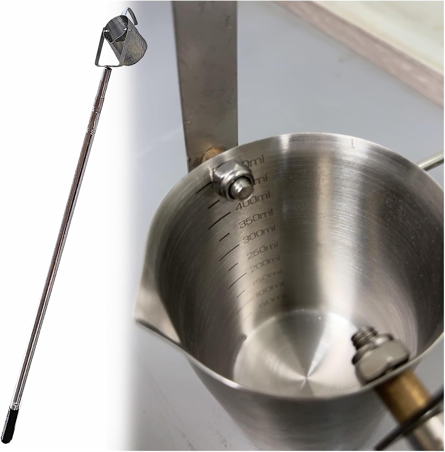 Water Sampler Dipper - Stainless Steel Portable Liquid Sampling Pole ...