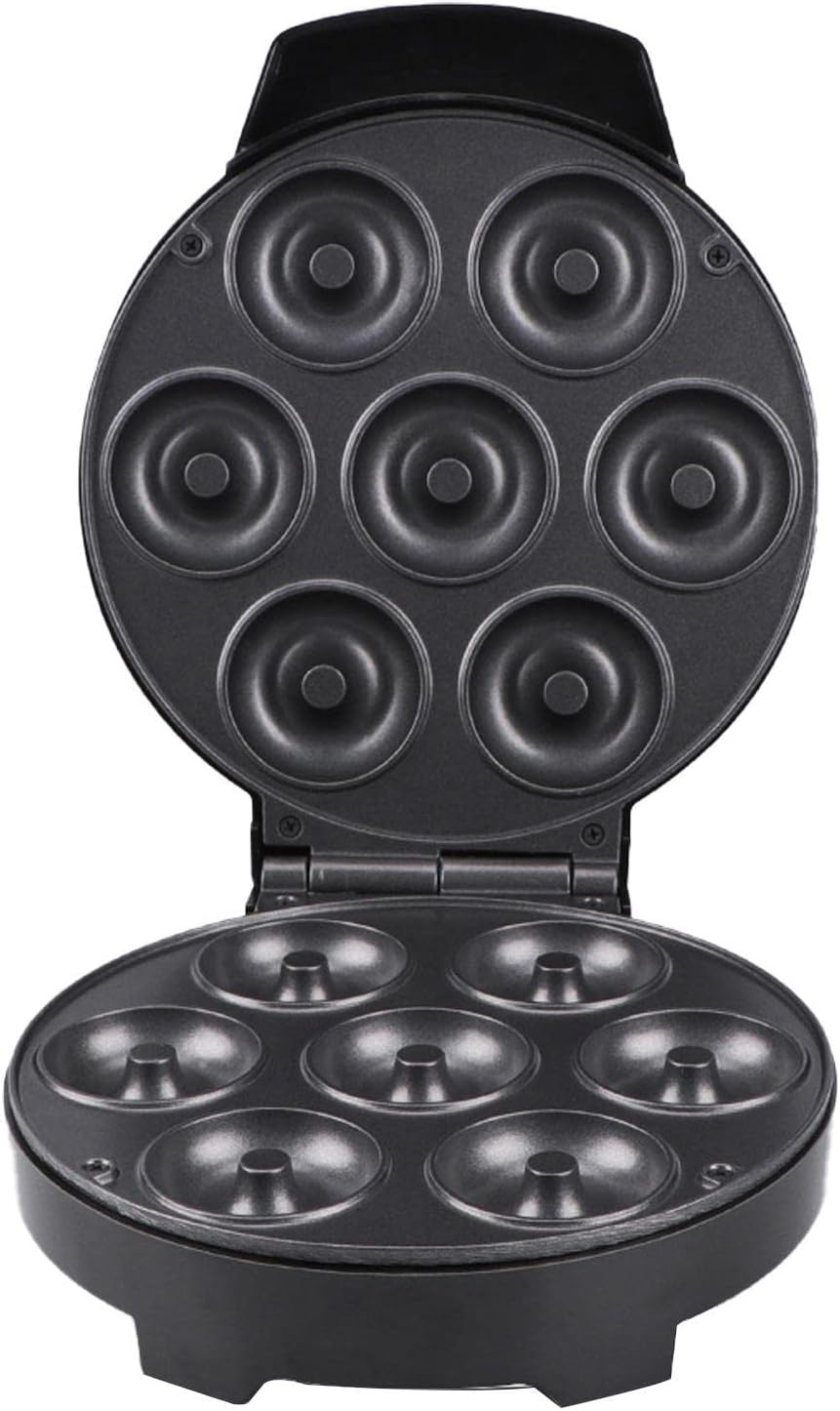 Amazon | Mini Donut Maker, 7 Hole Donut Express Machine, Non-Stick ...