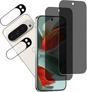 Amazon.com: HKKAIS Privacy Screen Protector Designed For Google Pixel 9 Pro Anti Spy Private ...